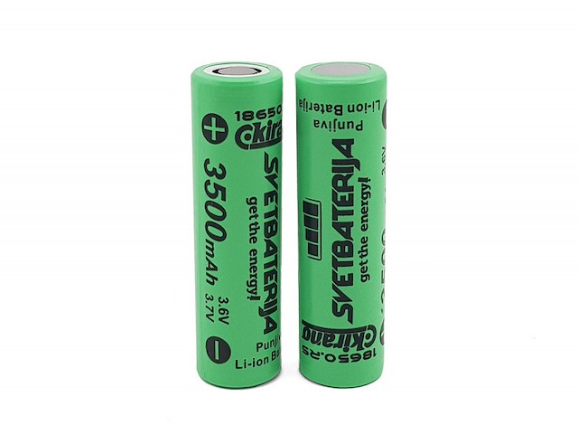 18650 3.6V 3.7V Litijum Li-Ion 3500mAh 12.6Wh