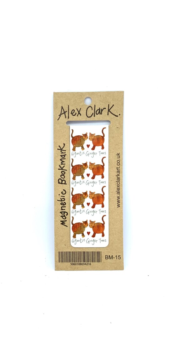 Alex Clark bookmark Gigantic Ginger Toms Cat 94216