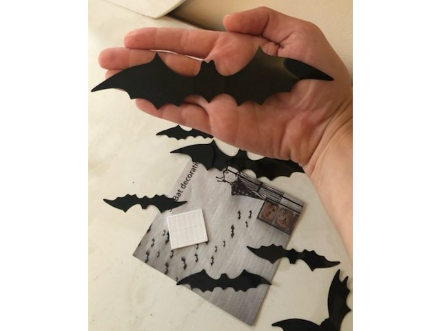 3D slepi miš  halloween dekoracija