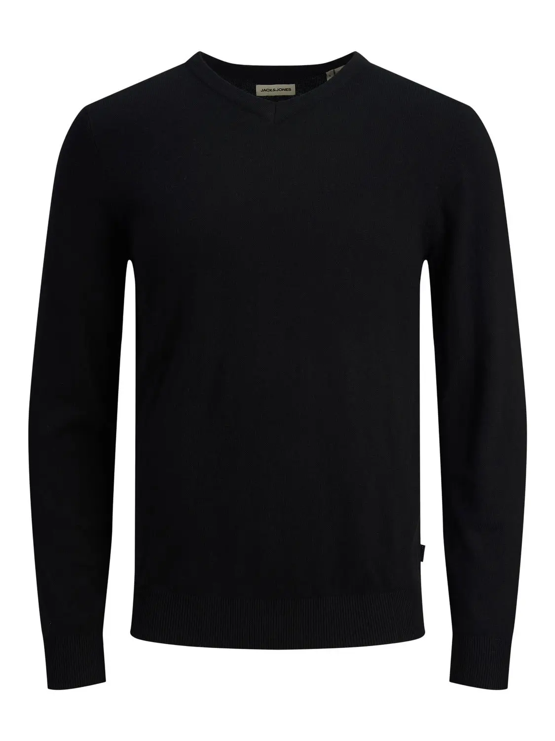 JACK & JONES Muški džemper V-Neck 12208365 crni