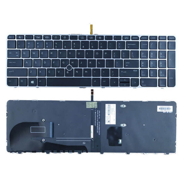 Tastatura za laptop HP EliteBook 750 G3 850 G3 G4 sa pozadisnkim osvetljenjem, pointer