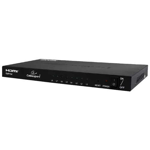 Oprema za A/V GEMBIRD HDMI spliter, 8 portova - DSP-8PH4-03