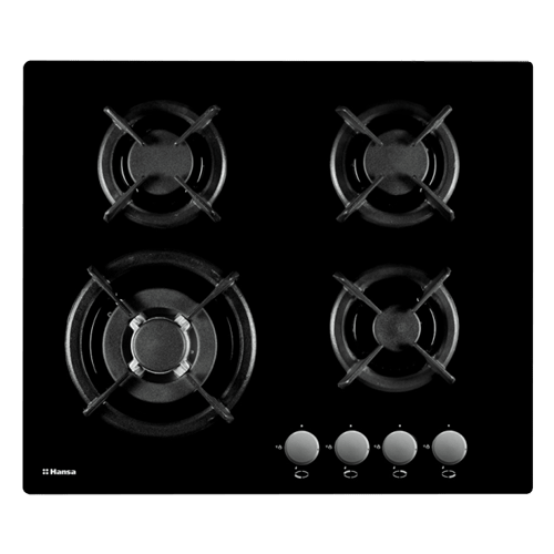 HANSA ugradna ploča BHGI63112035 Crna, Plinska, Mehaničko (Prekidač)