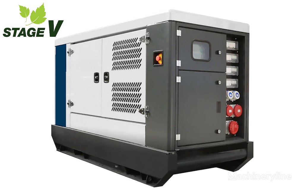 Novi Yanmar Stage 5 Stamford 35 kVA Rental Silent Generatorset Stage V New ! diesel generator