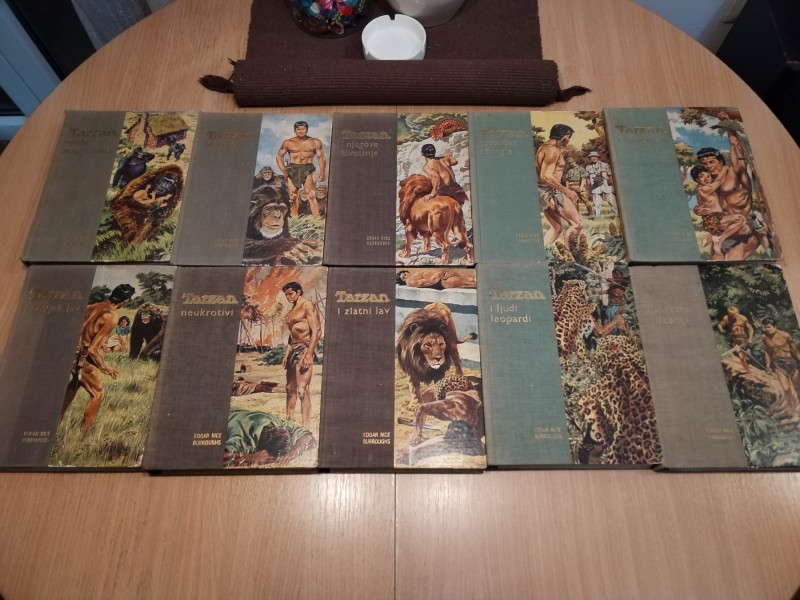 TARZAN 1-10 komplet - Edgar Rice Burroughs