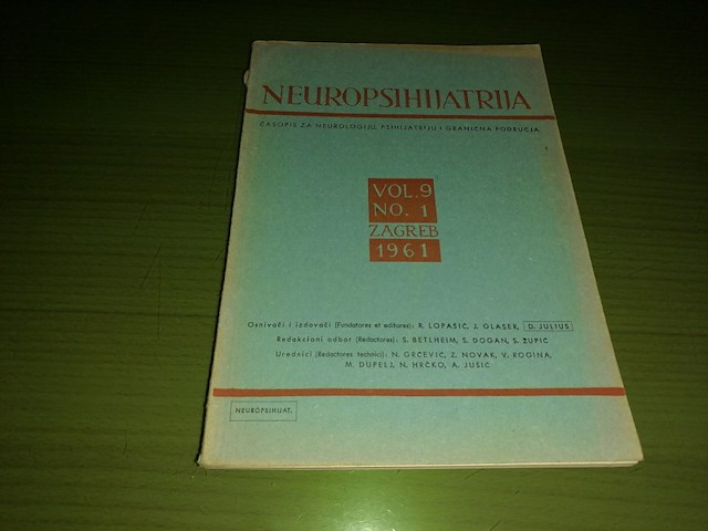 NEUROLOGIJA VOL 9.-NO 1