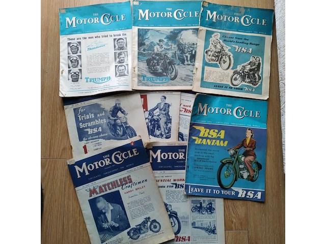 The MOTOR CYCLE devet brojeva 1948-1949