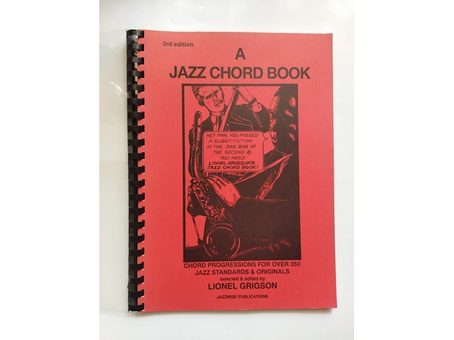 A Jazz Chord Book,