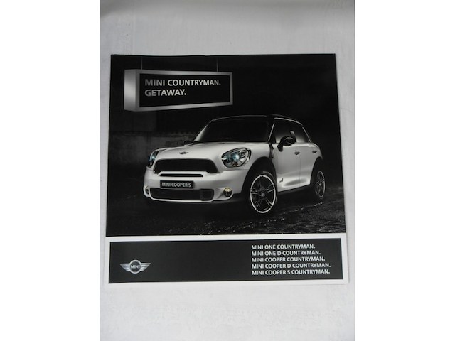 Prospekt Mini Countryman, 6 str.,eng.