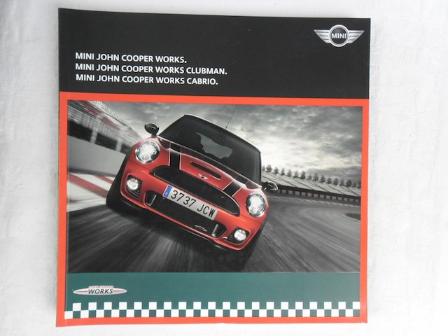 Prospekt Mini John Cooper, 48 str, eng, 21cm, 4 kom, ce