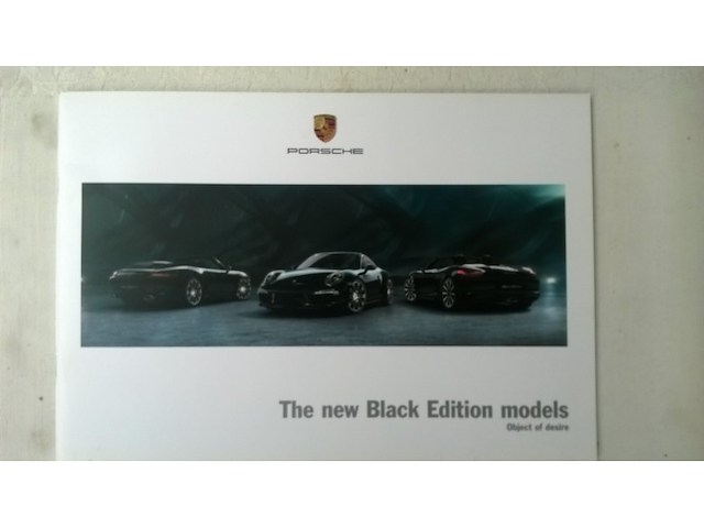 prospekt Porsche The new Black Edition models 05-15, 28