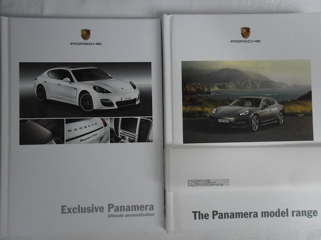 Prospekt Porsche Panamera model range + Exclusive Panam