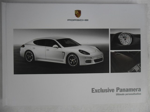 Prospekt Porsche Exclusive Panamera.58 str. ,25 x 17 cm