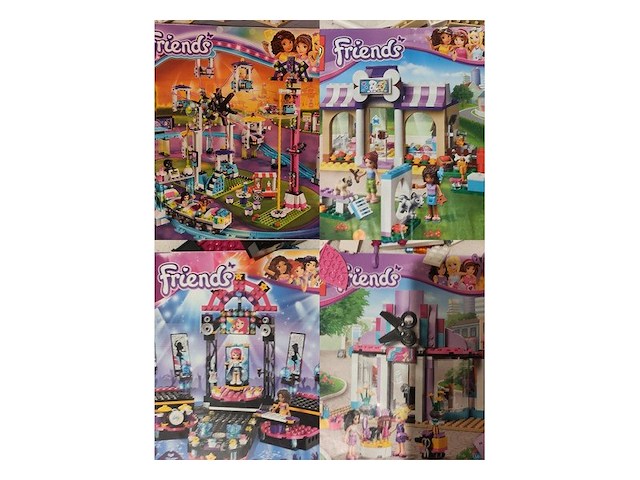 Lego Friends 7,4kg, devojcice,preko 16kompleta