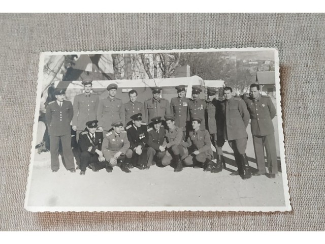 JNA OFICIRI GRUPNA FOTOGRAFIJA 1951.