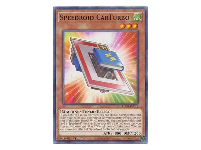 Yu-Gi-Oh!  Speedroid CarTurbo - LED8-EN016