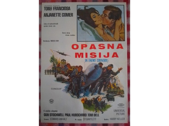 plakat OPASNA MISIJA