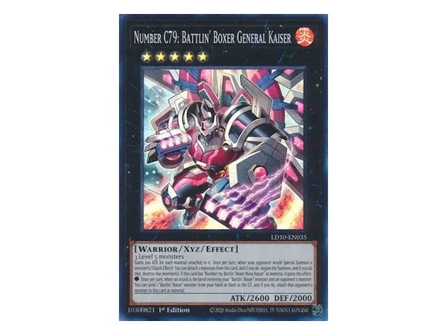 Yu-Gi-Oh! Number C79: Battlin` Boxer General Kaiser