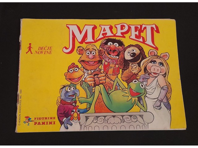 Muppet Show, 1980, Panini, Kompletno popunjen album