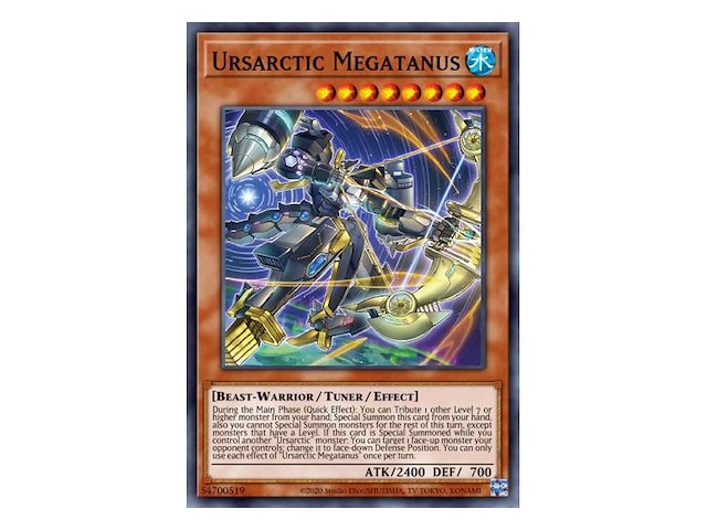 Yu-Gi-Oh! Ursarctic Megatanus - ANGU-EN031