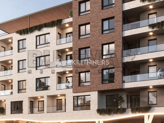 Prelep i jedinstven penthouse u izgradnji kod Čaira, 125m2+60m2 terase