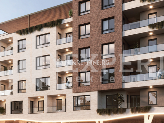 Prelep i jedinstven penthouse u izgradnji kod Čaira, 125m2+60m2 terase