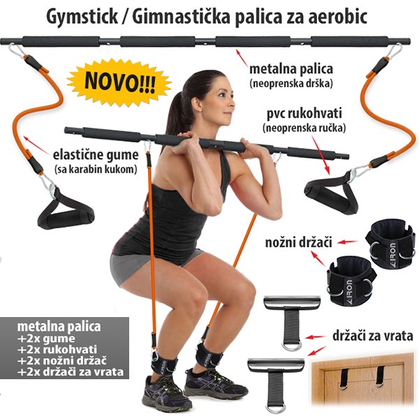 Gimnastička poalica za aerobik – Gimstick