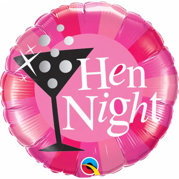 Hen Night Pink Folija Balon