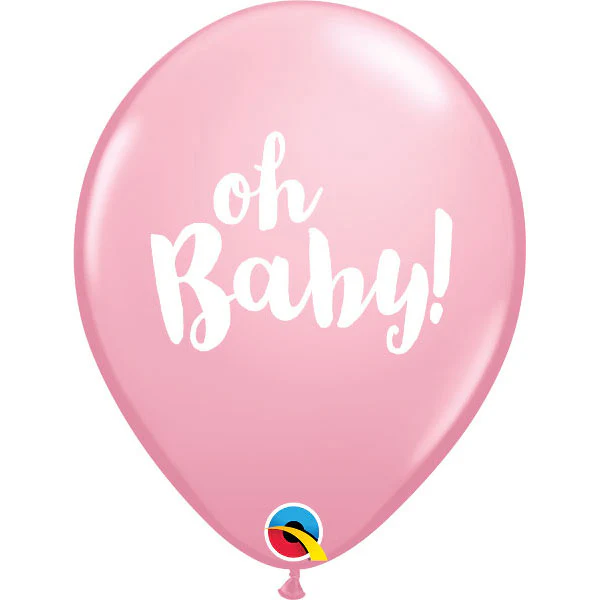 Oh Baby! pink Latex Baloni