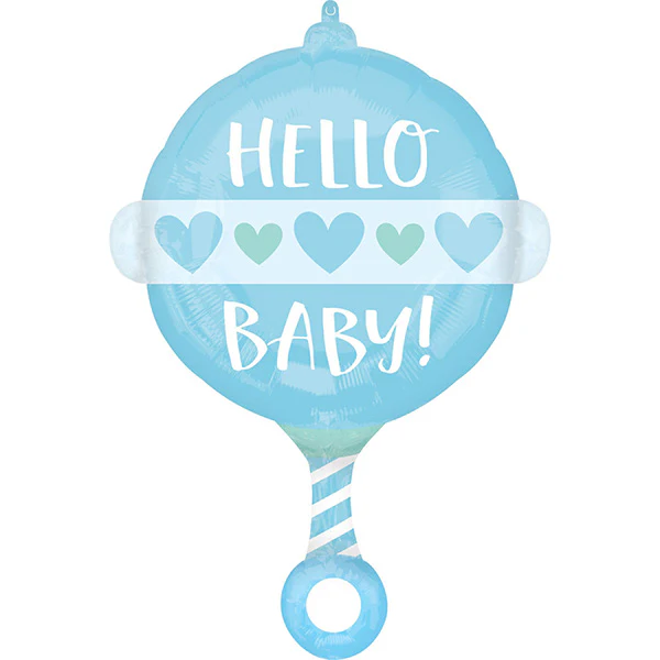 Baby Boy Rattle Folija Balon