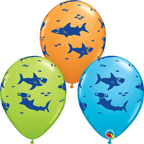 Fun Sharks! Latex Balon