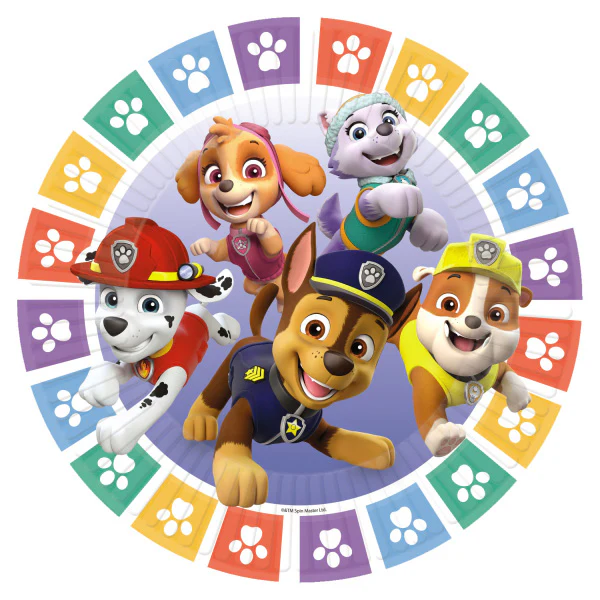 Paw Patrol papirni tanjirići