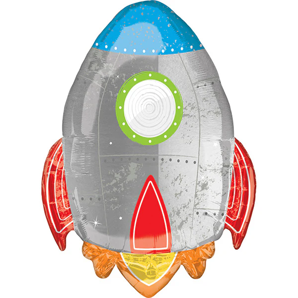 Blast Off Birthday Folija Balon