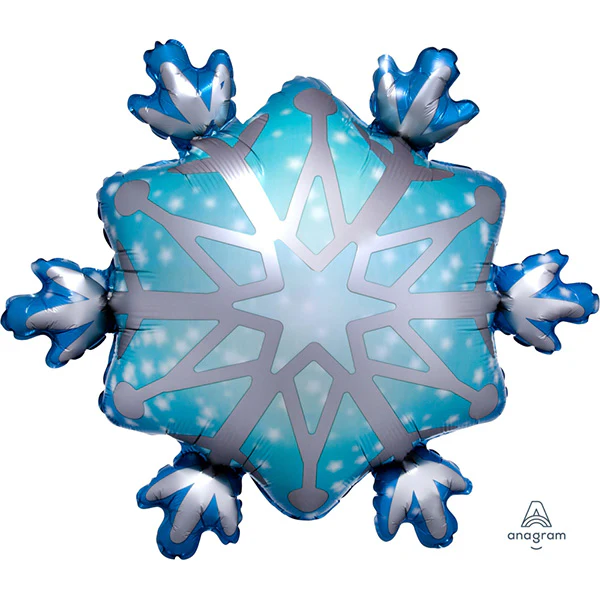 SuperShape Satin Snowflake Folija balon