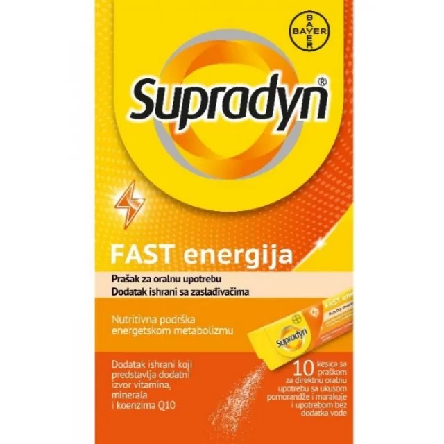 SUPRADYN Fast energy 10 kesica