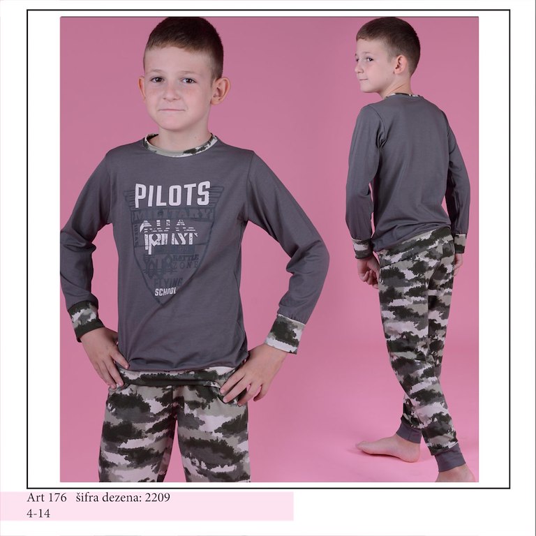 Pidžama za dečake „Pilots“