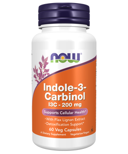 NOW Indole-3-Carbinol (I3C) 200 mg Veg Capsules
60 Veg Caps