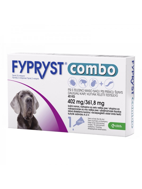 Fypryst combo za pse 40kg+, jedna ampula, proizvod dostupan u radnji