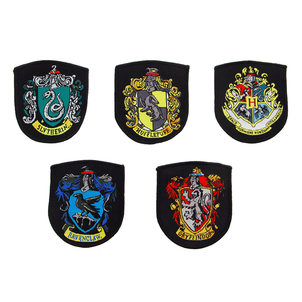 Harry Potter - Set Of 5 House Crests/Patches