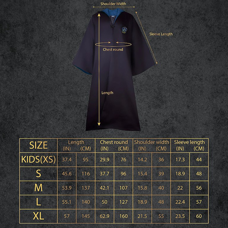 Harry Potter - Wizard Robe Cloak Ravenclaw (Kids)