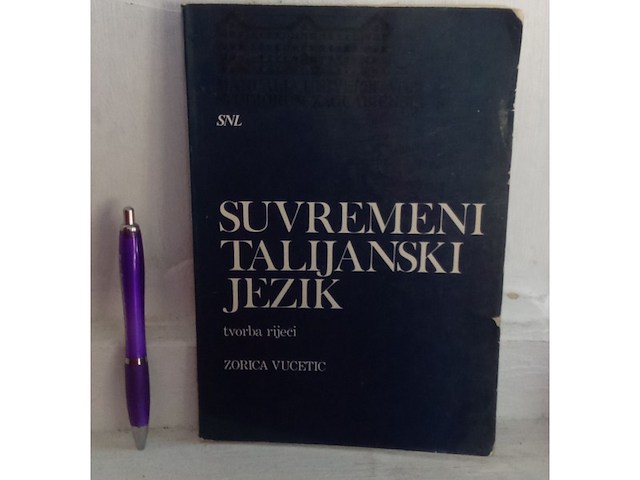 SUVREMENI TALIJANSKI JEZIK, TVORBA RIJEČI - Z. VUČETIĆ