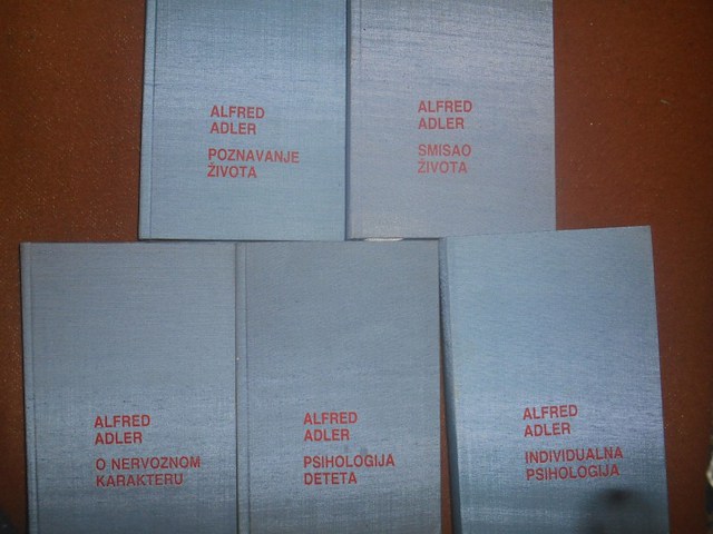 Alfred Adler - Komplet 1-5