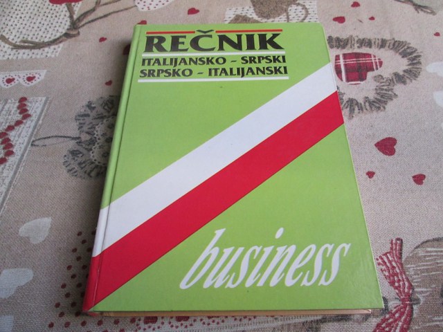 REČNIK italijansko-srpski, srpsko-italijanski BUSINESS