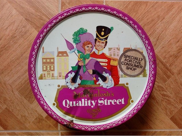 Stara limena kutija - Mackintosh`s Quality Street