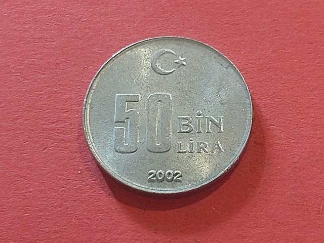 Turska  - 50 lira 2002 god