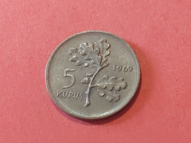 Turska  - 5 kurus 1969 god