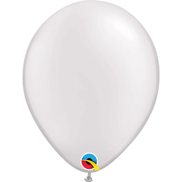 Pastel Pearl White Latex Baloni