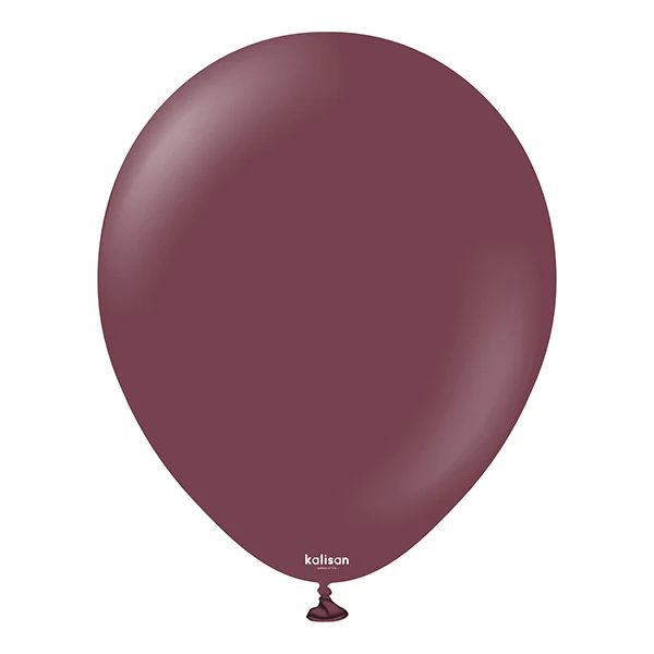 Standard Burgundy Latex Baloni