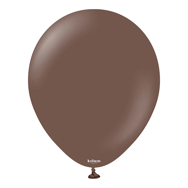 Standard Chocolate Brown Latex Baloni