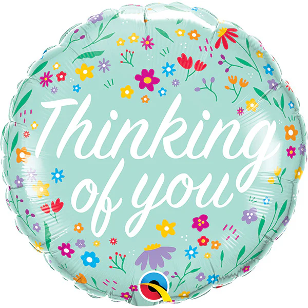 Thinking Of You Petite Floral Folija Balon